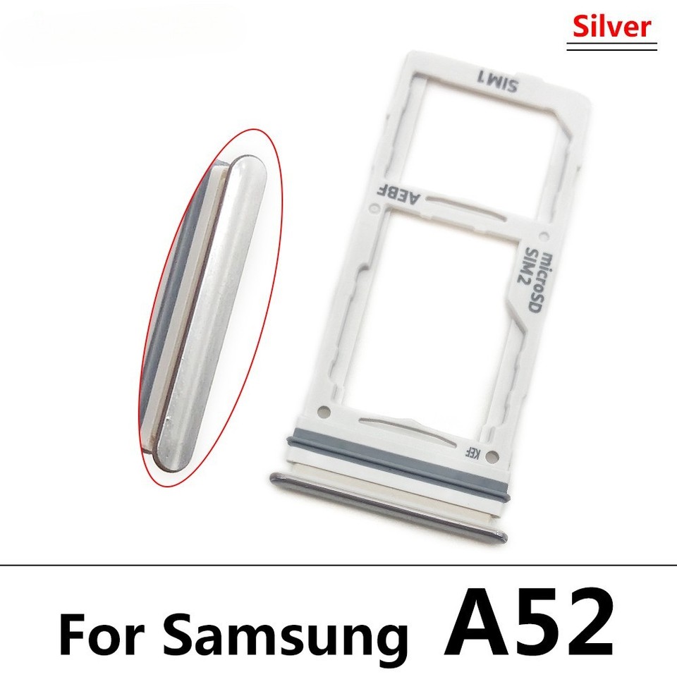 For Samsung A52 Dual SIM Card Slot Tray Holder +Pin Replacement HAU ...