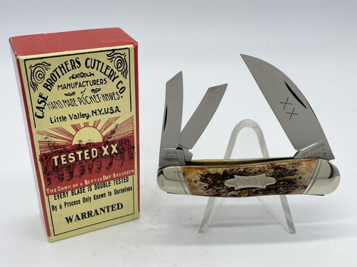 1994 CASE BROTHERS TESTED XX USA 5355 Stag Wharncliffe Whittler w/ OMP ...
