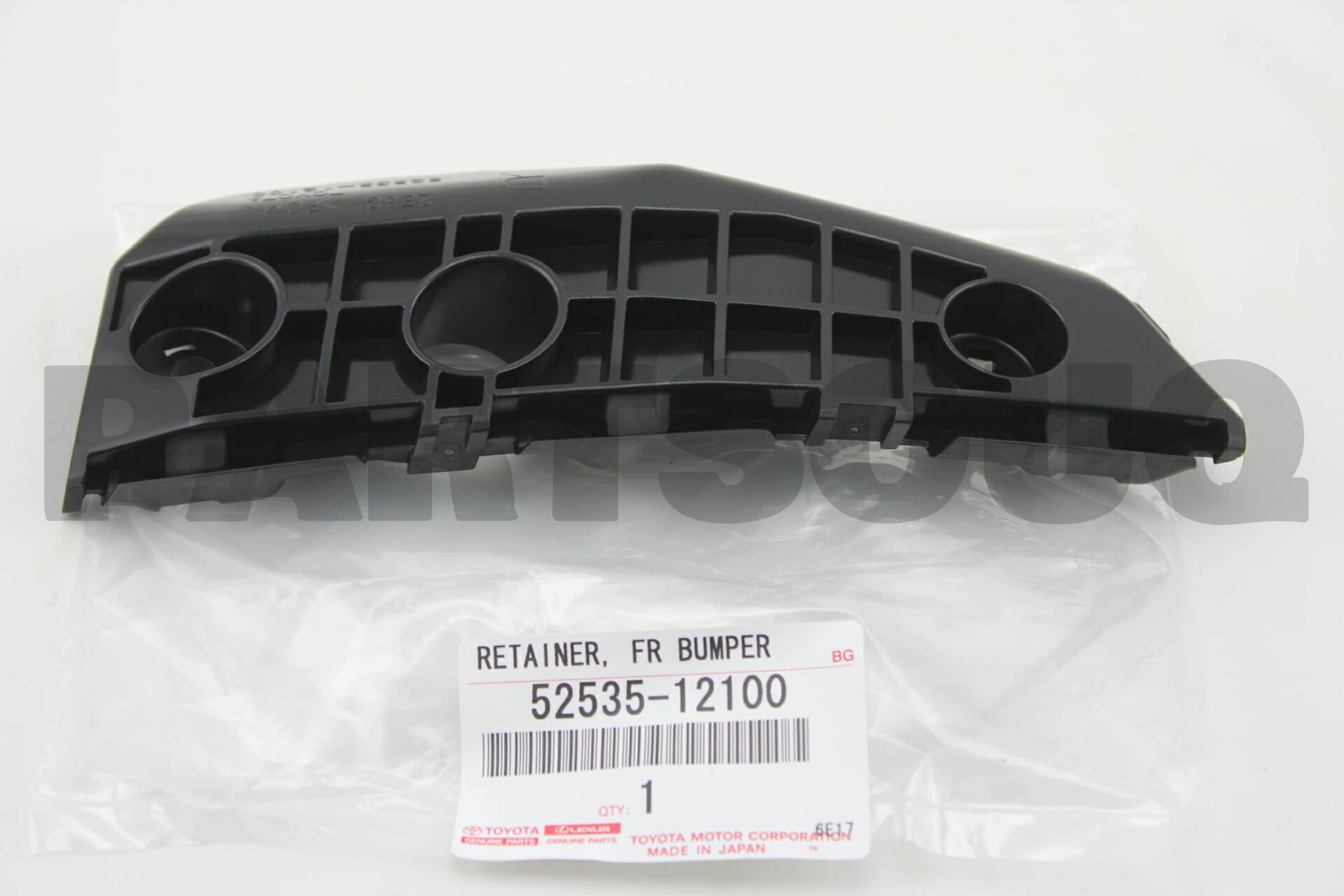 5253512100 Genuine Toyota RETAINER, FRONT BUMPER SIDE, RH 52535-12100 ...