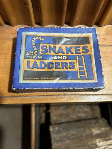 VINTAGE SNAKES & LADDERS Small Box Only No Contents | eBay Australia