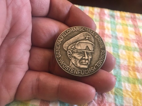 GENERAL ERWIN ROMMEL AFRICA CORPS GERMAN WWII COMMEMORATIVE COIN | eBay