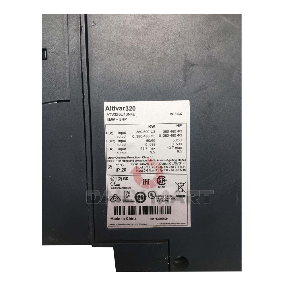 New In Box SCHNEIDER ATV320U40N4B Variable Speed Drive | eBay