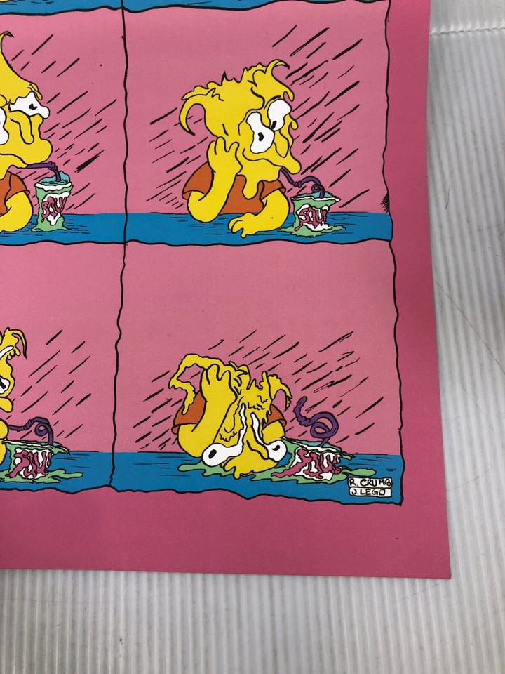 Bootleg Simpsons Poster Robert Crumb Parody Print 10” X 15” | eBay