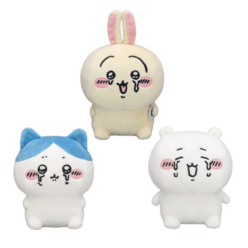 Chiikawa Crying Plush Doll Stuffed Toy Rabbit Hachiware Set JP | eBay