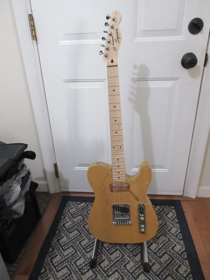 ~Cashified~ Fender Squier TeleCaster: w/Clear Pickguard, Optional ...
