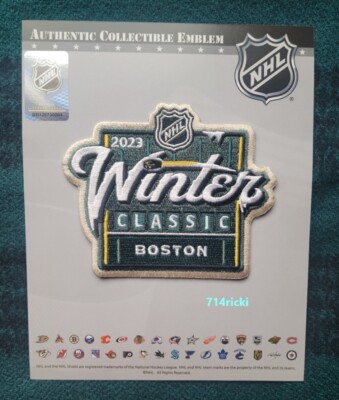 2023 NHL Winter Classic Patch Collector Boston Bruins vs Pittsburgh ...