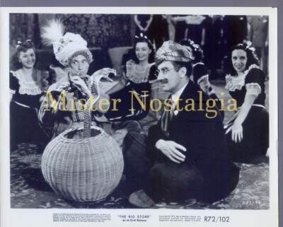 Vintage Photo 1941 Harpo Snake Charmer Groucho Marx in The Big Store R ...