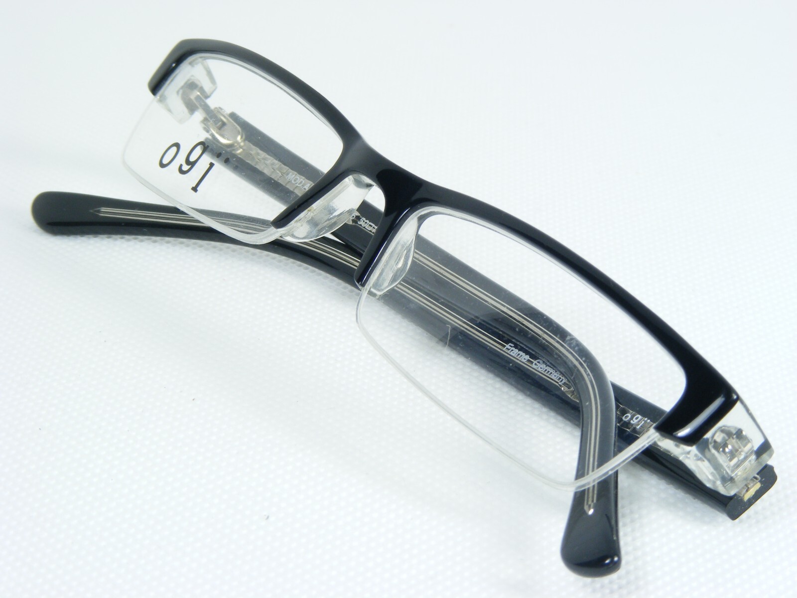OGI A7092 106 BLACK /CLEAR EYEGLASSES GLASSES PLASTIC FRAME 50-17-135mm ...