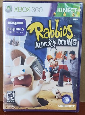Rabbids: Alive & Kicking Kinect (Microsoft Xbox 360, 2011) Brand new ...
