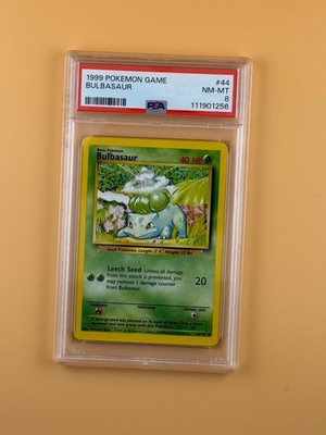 Pokemon Bulbasaur 044/102 Base Set PSA 8 | eBay
