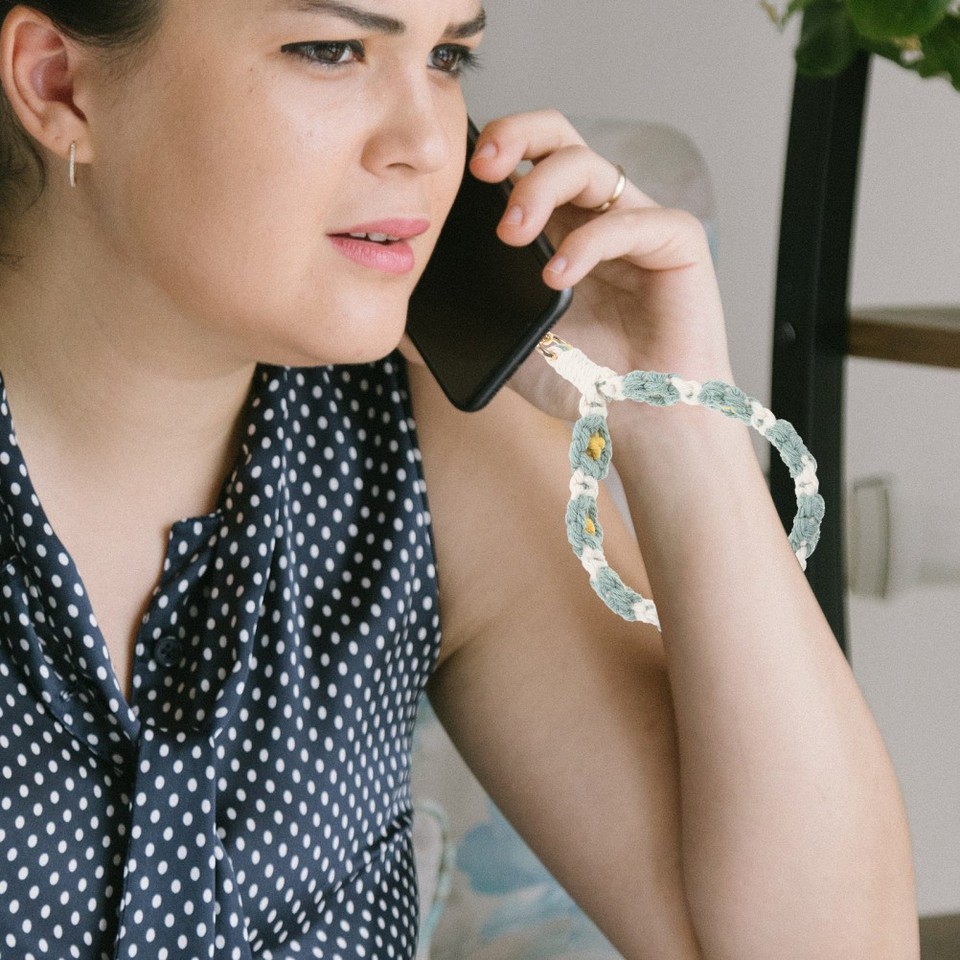 2 Pcs Key Lanyard Phone Wrist Strap Mobile Hand Keychain Wristlet ...