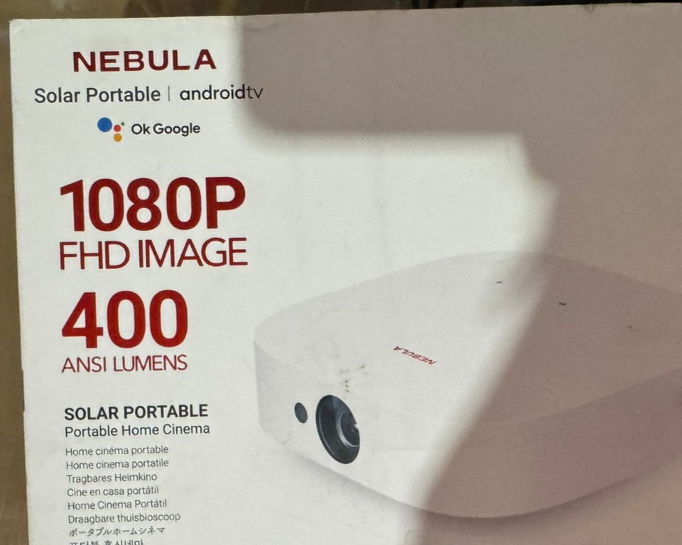 Anker Nebula Solar Portable 1080p Projector, Full HD Smart Projector | eBay