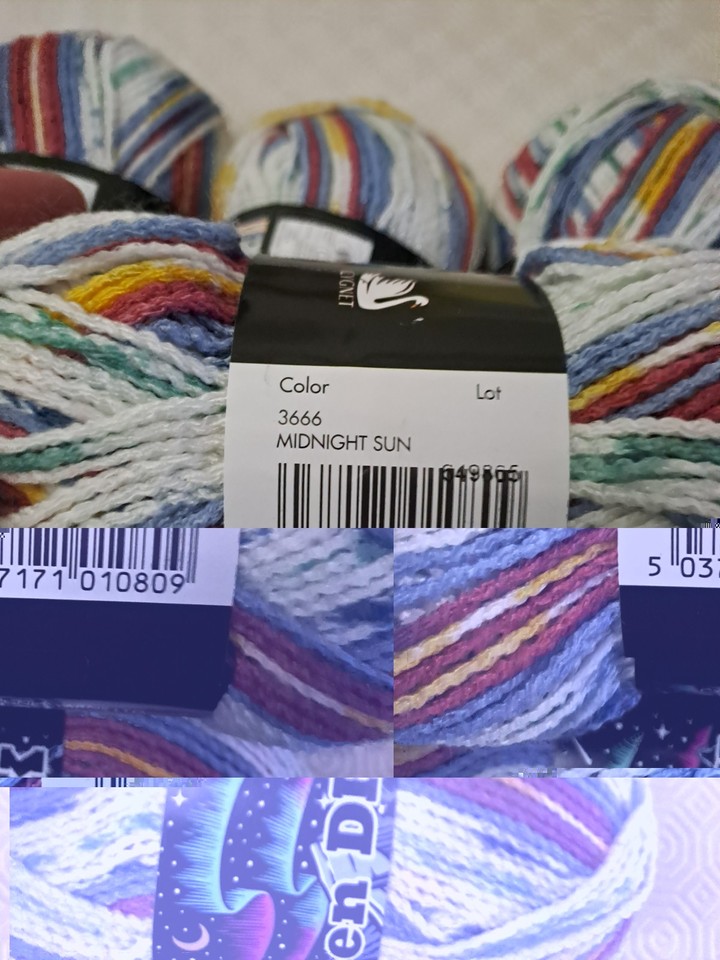 Cygnet Breen DK 5 X 100g Balls Fair Isle Effect Acrylic Yarn #3666 ...