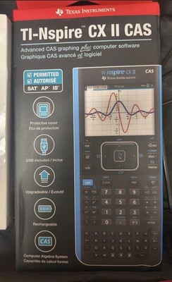 Texas Instruments TI Nspire CX II CAS Color Graphing Calculator New NIB ...