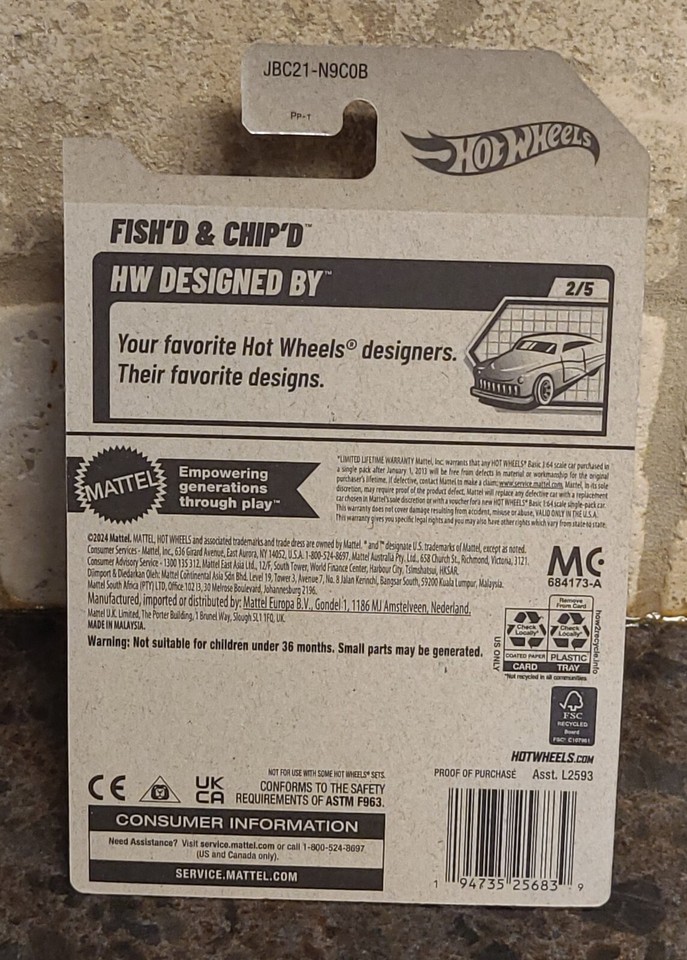 NEW 2025 Hot Wheels Fish'd & Chip'd Treasure Hunt | eBay