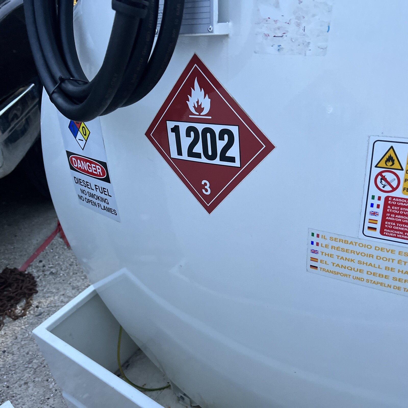 New 655 Gallon Fuel Tank Diesel AM Tank 120 Volt Pump Meter Containment ...