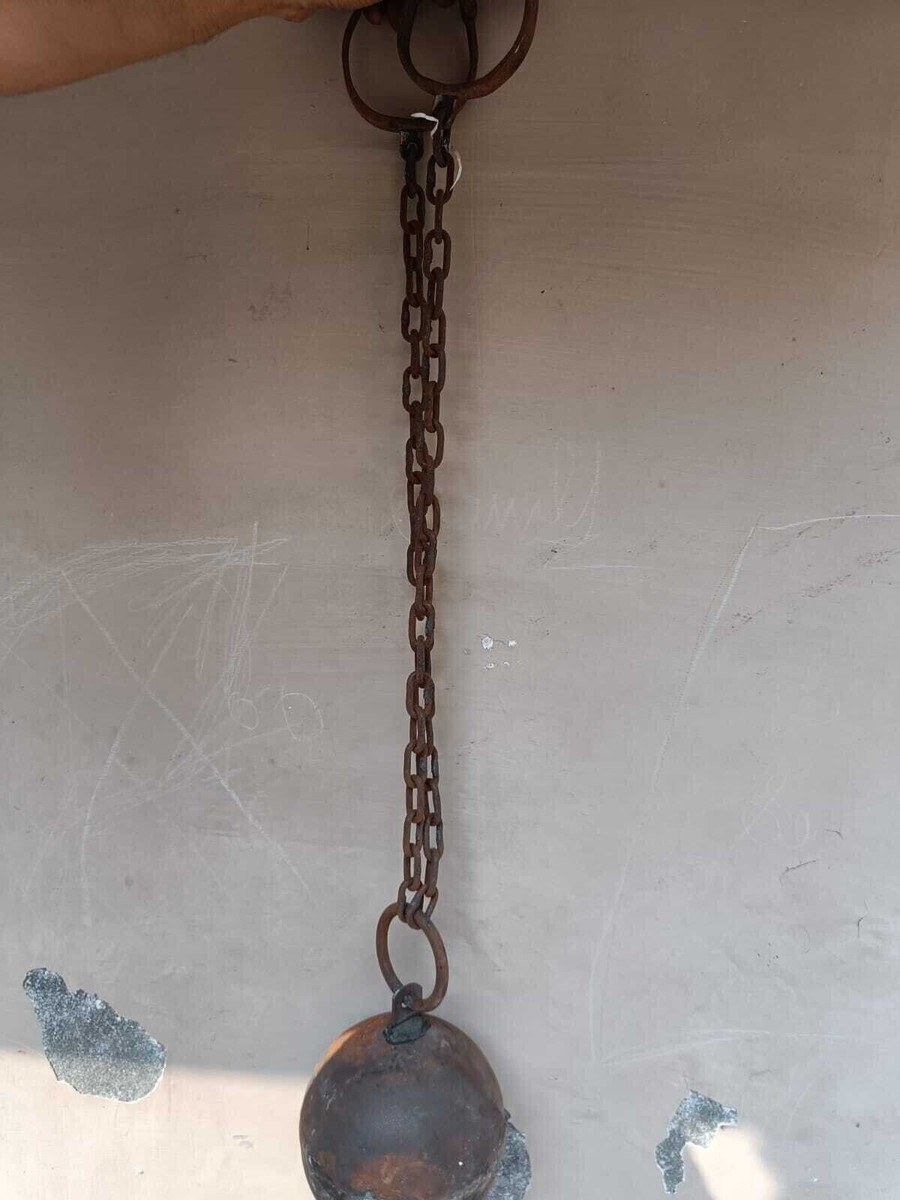 Vintage Cast Iron Chain Vintage Cast Iron Style Pulley Wall Chain Hook