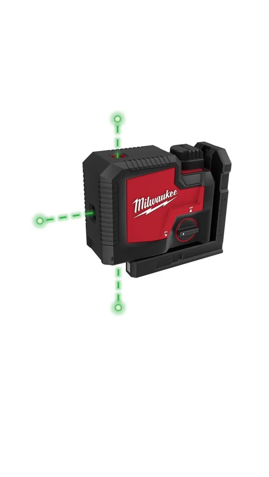 Milwaukee 3510-21 Rechargeable 3-Point Laser - Black 45242568260 | eBay