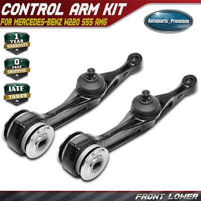 2x Front Lower Rearward Control Arm w/ Ball Joint for Mercedes-Benz ...