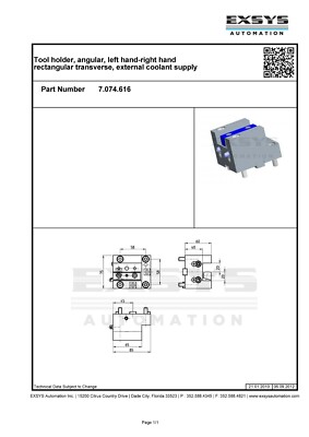 Turning tool holder, angular, left hand-right hand, 7.074.616 | eBay