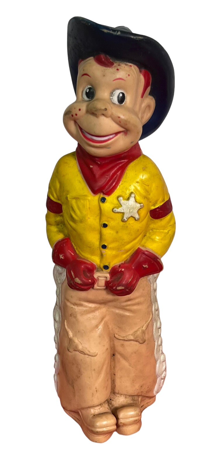 Vintage 1950's Howdy Doody 13 Inch Tall Rubber Squeak Toy - Some Damage ...