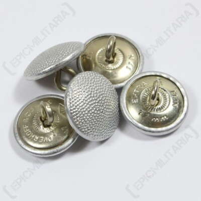 German WW2 Shoulder Board Buttons - Silver-Reproduction | eBay
