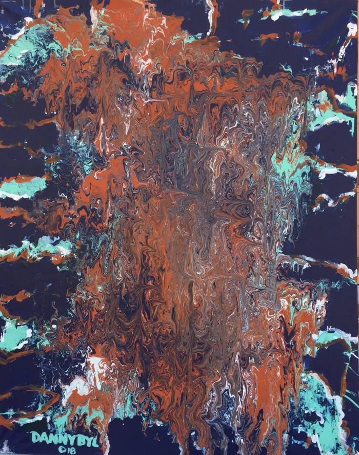 LARGE CONTEMPORARY ORIGINAL MODERN ABSTRACT CANVAS PAINTING ART Dan Byl ...