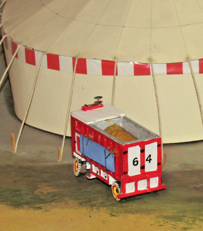 ho scale CIRCUS DINING DEPT. BAGGAGE WAGON Model Train Layouts ...