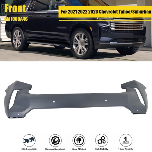 For 2021 2022 2023 Chevrolet Tahoe/Suburban Plastic Front Bumper W ...