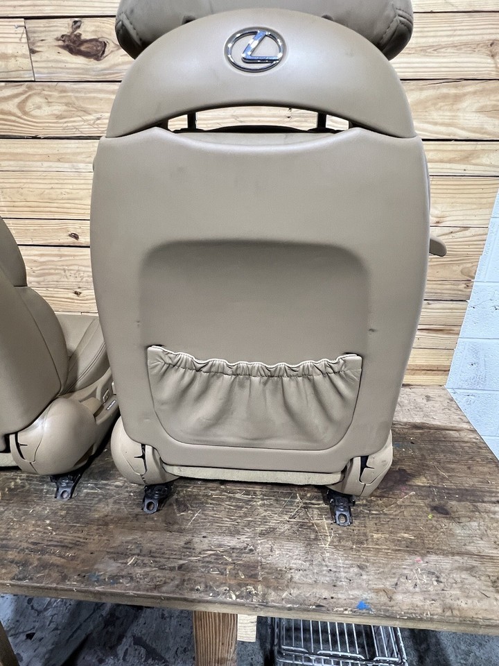 2002-2010 Lexus SC430 Front Driver Left Right Seat Seats Leather Beige ...