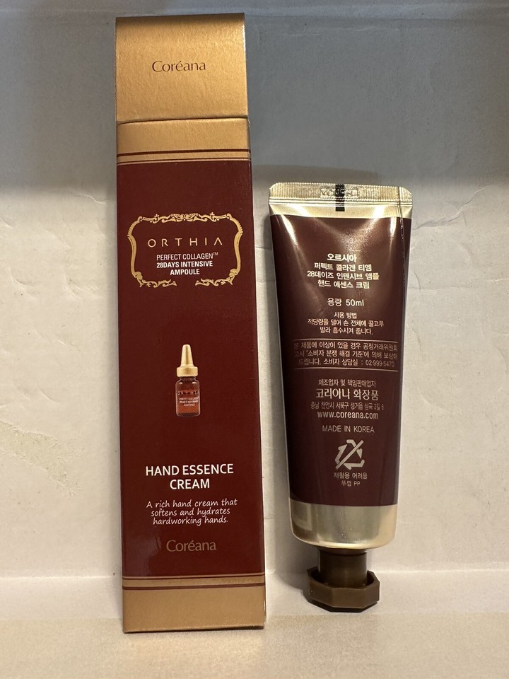 [COREANA] Orthia Perfect Collagen 28days Hand Essence Cream - 50ml | eBay