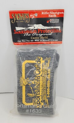 Vtg Sack Ups Rifle/Shotgun Sack Protective Cover Silicone Treated #1633 ...