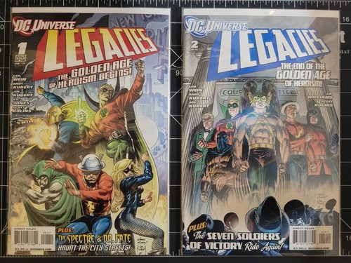 DC Universe: Legacies (2010) 1 2 3 4 5 6 7 8 9 10 Complete Set | eBay