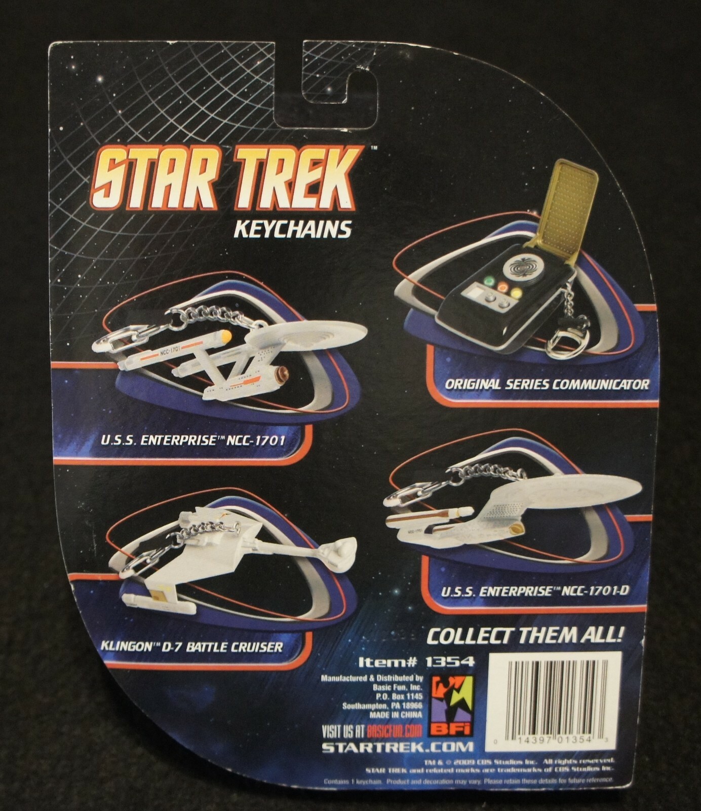 Star Trek Original Series 2009 Keyring Keychain Klingon D7 Battle ...