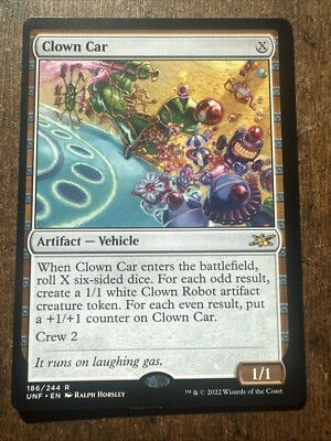CLOWN CAR x1 mtg NM-M Unfinity 1 Rare Miscut | eBay