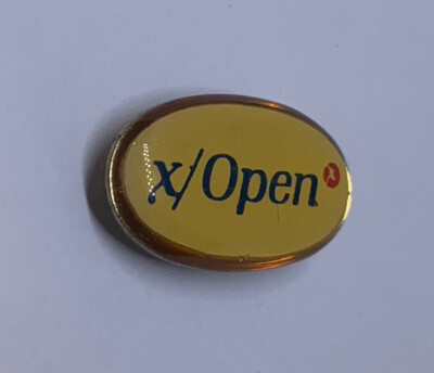 Vintage X/Open Company Open Group Unix Systems Software Lapel Pin (81 ...