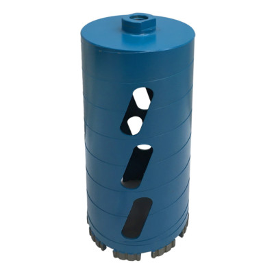 Dry Diamond Core Drill Bit 4 Inch x .140 Inch For Soft Brick 5/8 Inch ...