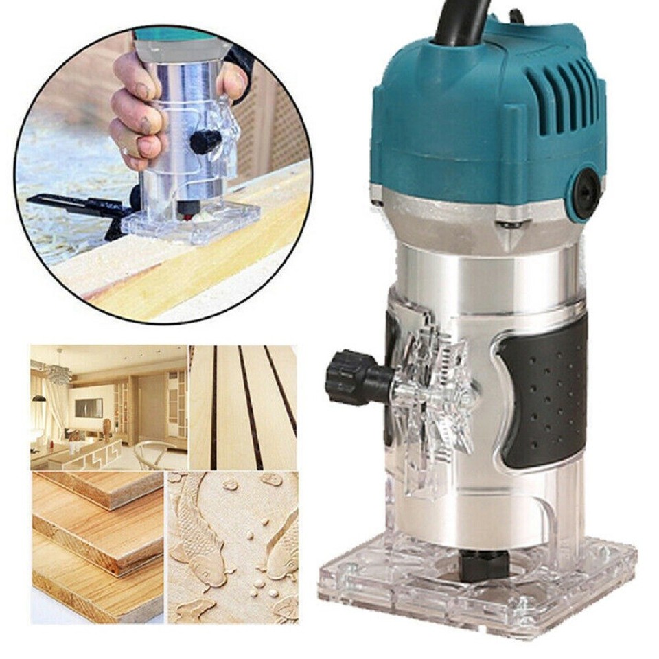 1200W Electric Hand Trimmer Palm Router Woodworking Laminate Wood ...