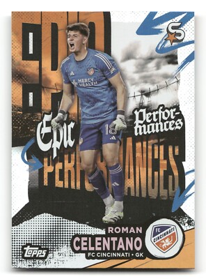 2024 Topps MLS Superstars - Epic Performances - Refractor - Roman ...