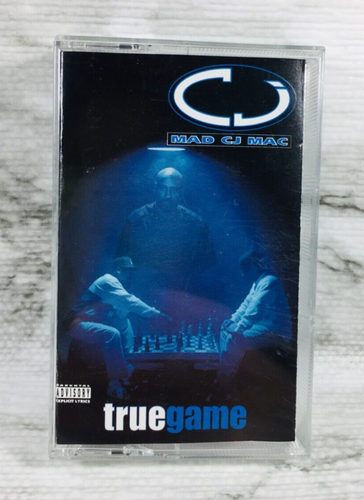 MAD CJ MAC - TRUE GAME (1995) CASSETTE COVER & CASE ONLY (NO TAPE) RAP ...