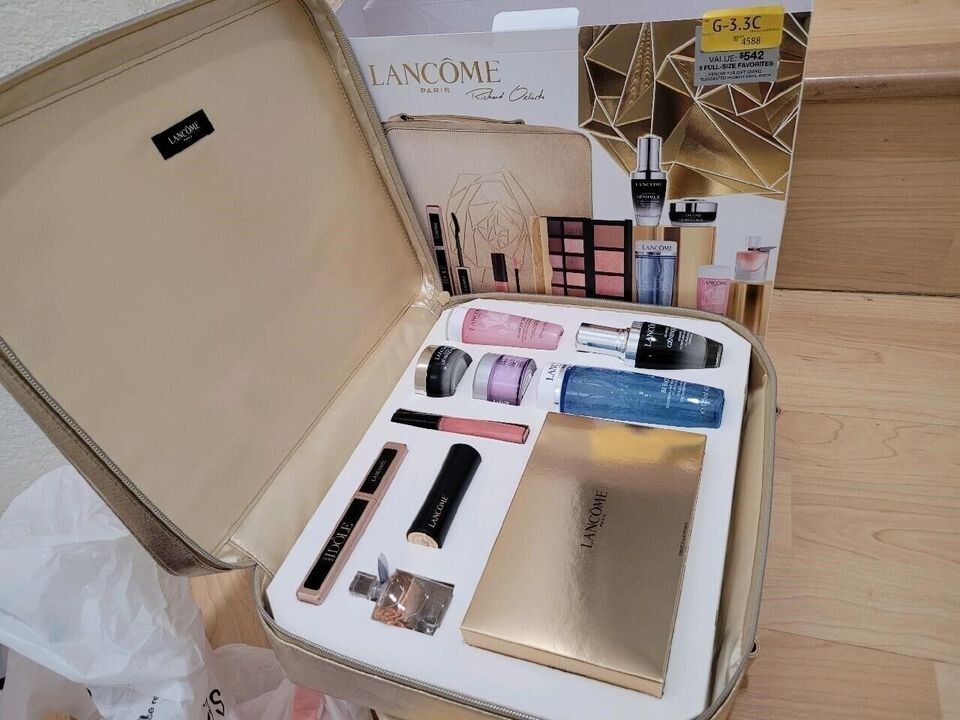 LANCOME LIMITED EDITION - 10 PIECE BEAUTY BOX GIFT SET ( VALUE $542) | eBay