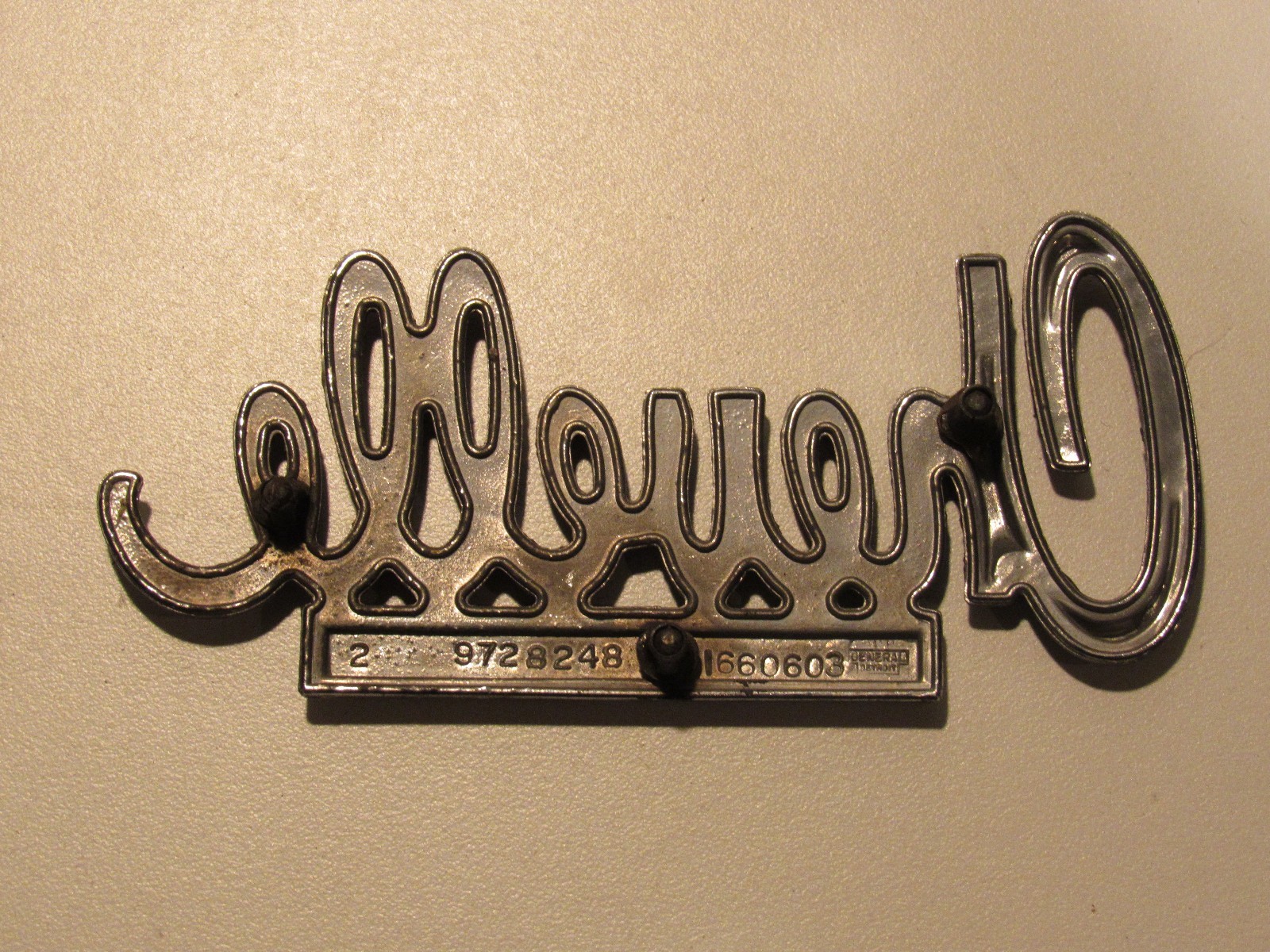 1974-75 Chevelle Emblem Crest Trim Nameplate Badge Decal Metal ...