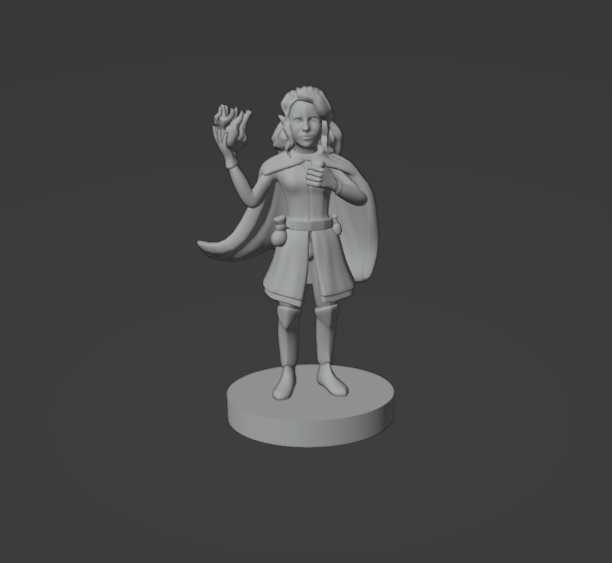 Female Halfling Sorceress 28mm Scale DND D&D Tabletop Miniature | eBay