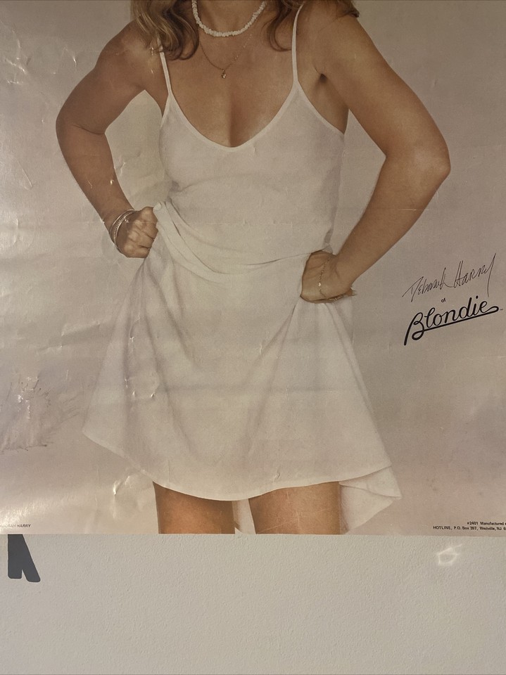 Deborah Harry Hotline Dargis Personality 2 RARE Poster Lot 1979 Blondie ...