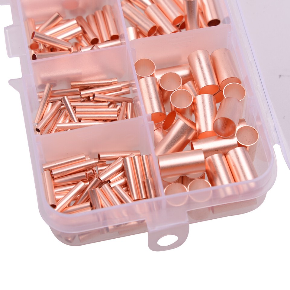 Copper GT Small Copper Tube Connecting Wire Connector Terminal Crimping ...