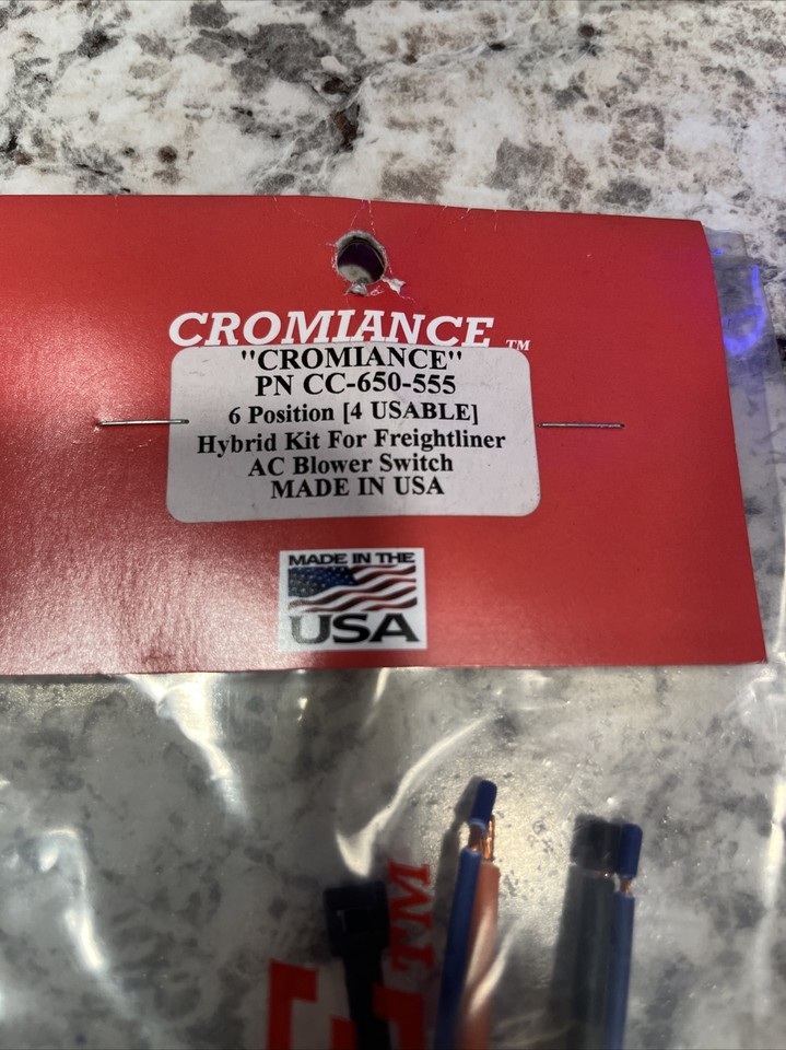 Chromiance CC-650-555 6 Position (4useable) AC Blower Switch Hybrid ...