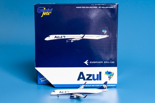 GeminiJets Azul Airlines E195 PR-AUK 1/400 DIECAST Aircraft Pre-builded ...
