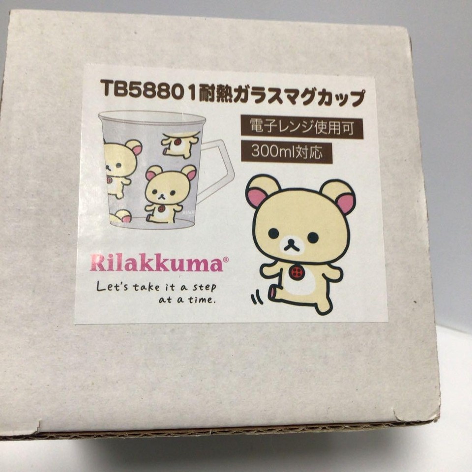 Brand new Korilakkuma heat-resistant glass mugs (2013) - Rare Very Good ...