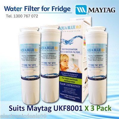 3X Maytag replacement water filter UKF8001, PuriClean II, WF50-KWI500 ...