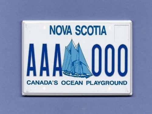 NOVA SCOTIA CANADIAN LICENSE PLATE *2X3 FRIDGE MAGNET* SOUVENIR ...